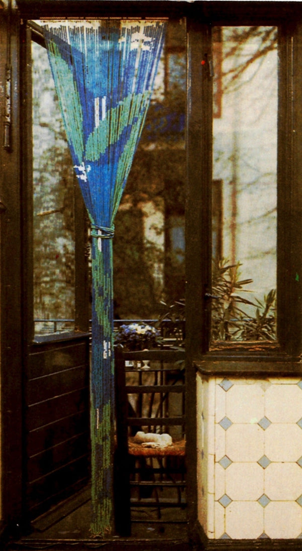 Beaded Door Curtain Pattern, Home Decor | ChicVintagePatterns