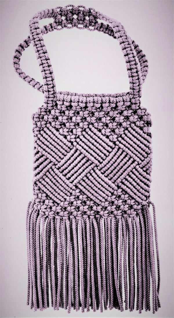 Macrame Shoulder Bag Vintage Pattern | ChicVintagePatterns