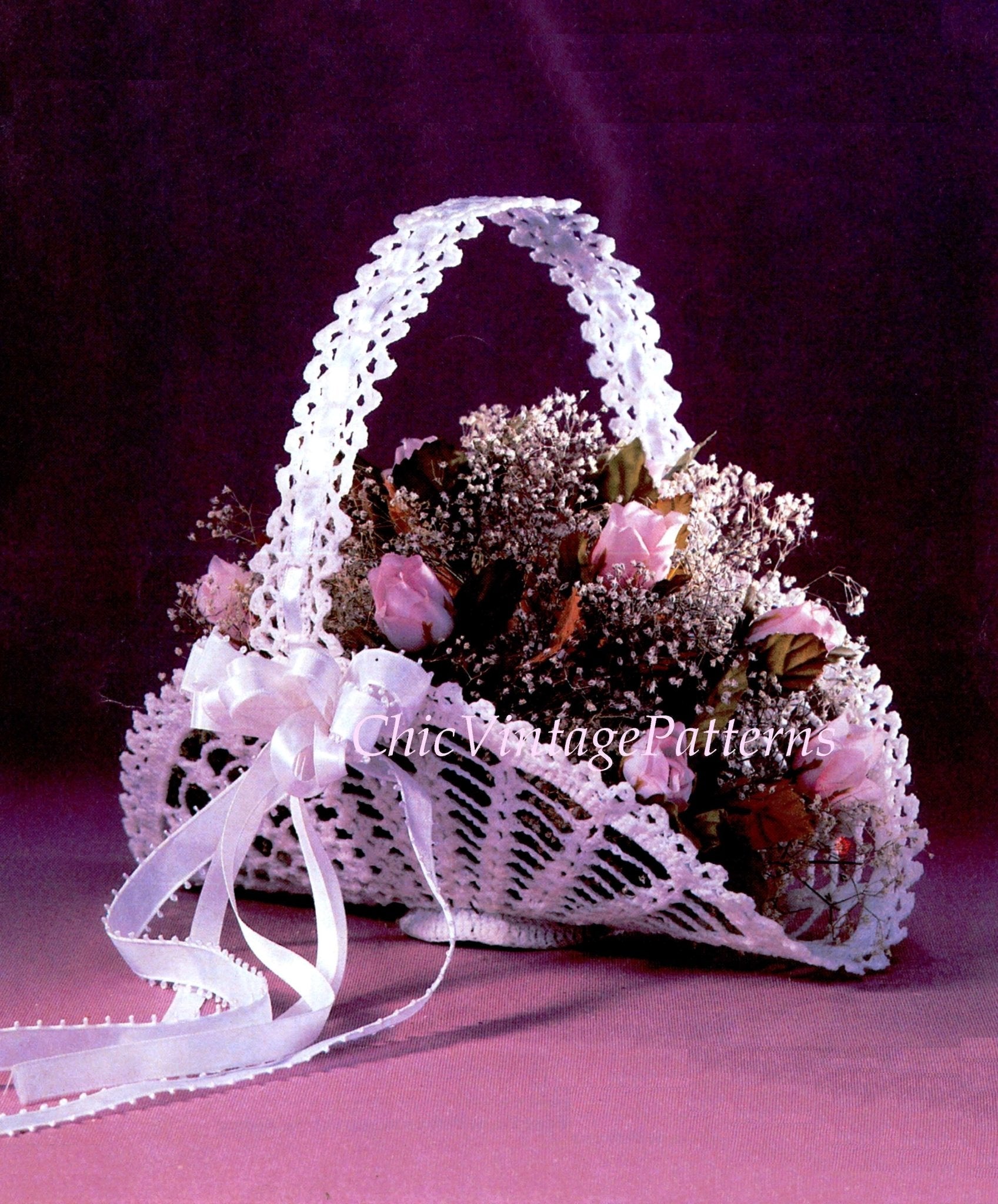 Flower Girl Basket Made From Thread Flower Girl Baskets Ideas & Tips