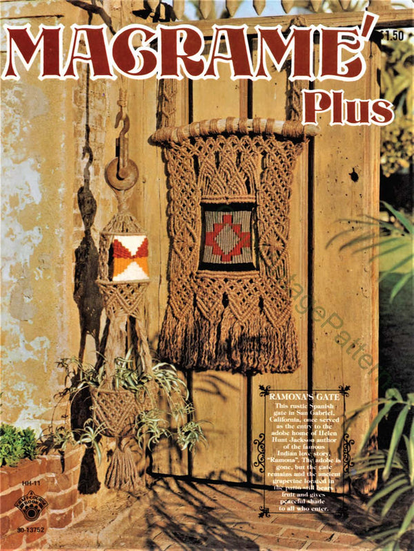 Vintage "Macrame Plus" Pattern Book | ChicVintagePatterns