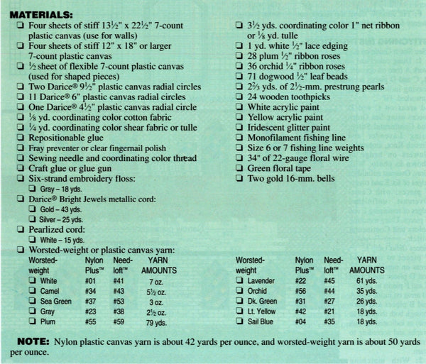 Pattern Bundle of Two Plastic Canvas Patterns | ChicVintagePatterns