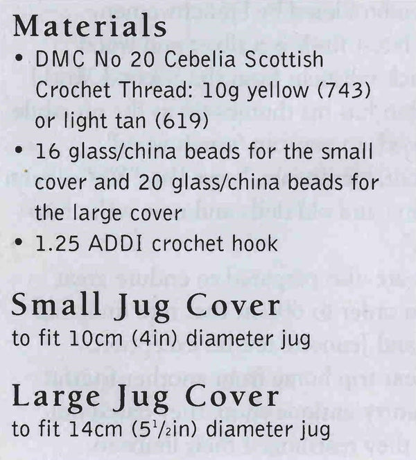 Vintage Beaded Jug Cover Pattern | ChicVintagePatterns