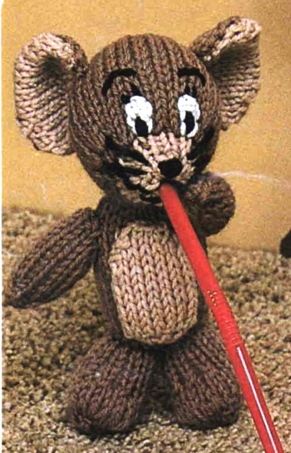Tom and Jerry Knitting Pattern, Soft Toys | ChicVintagePatterns